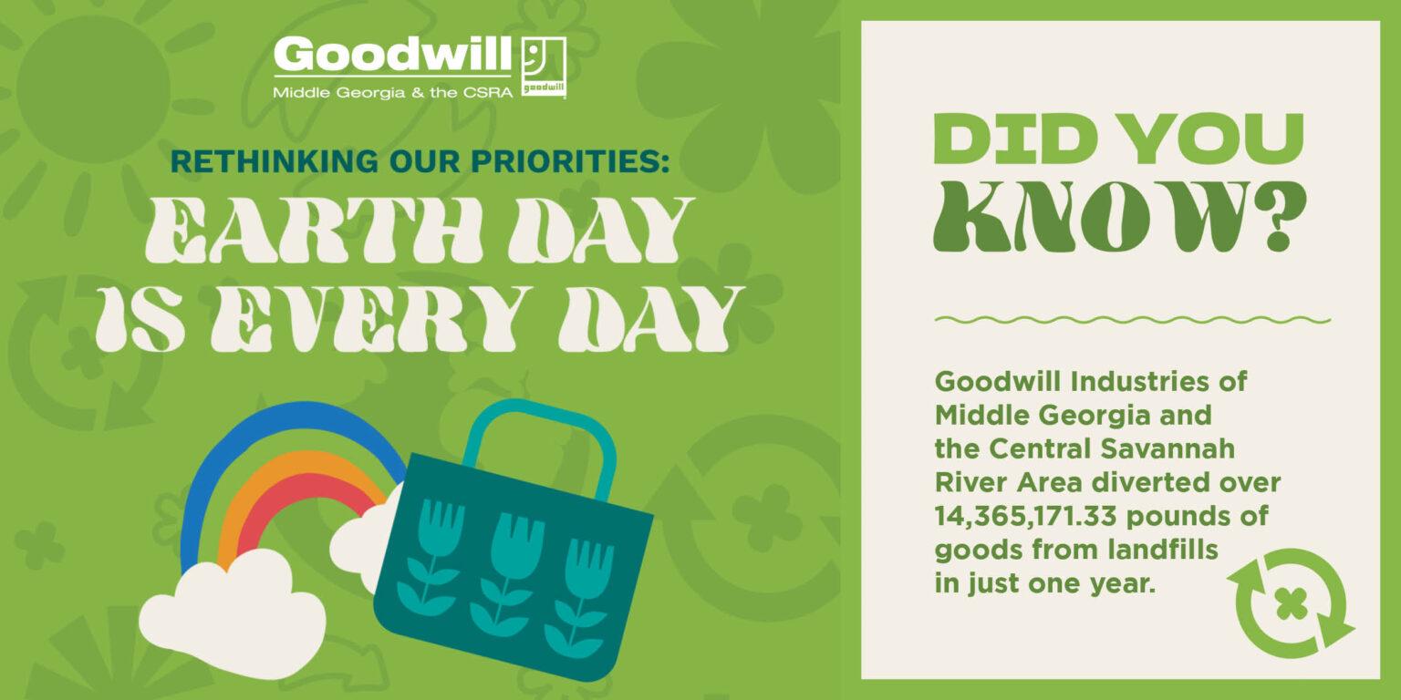 Go Green with Goodwill: Celebrate Earth Day by Changing Lives and the ...